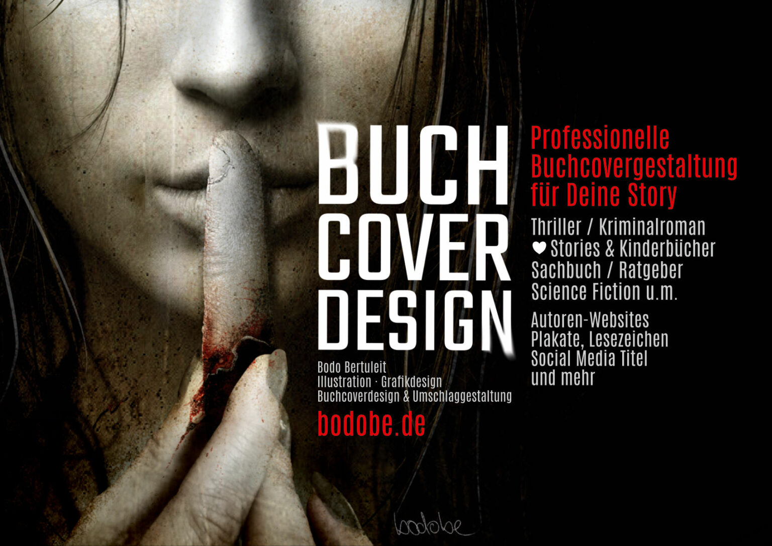 Buchcover Designer bodobe - Effektives Buchcoverdesign für dein Buch